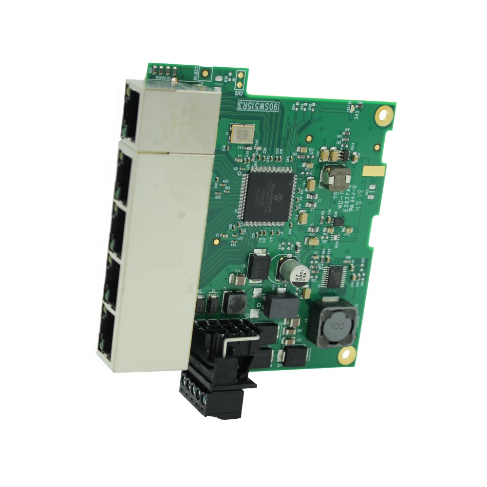 Embedded Industrial 5 Port Gigabit Ethernet Switch - SW-115 ...