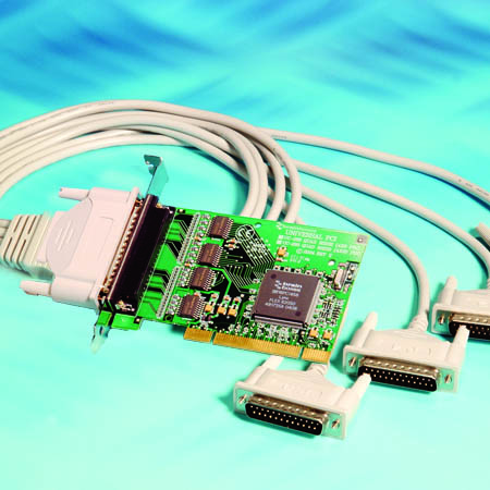 4 Port RS232 PCI Serial Port Card DB25 - UC-265 - Brainboxes ...