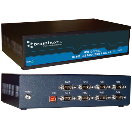 Brainboxes launches first USB Multi Drop Hub - Brainboxes