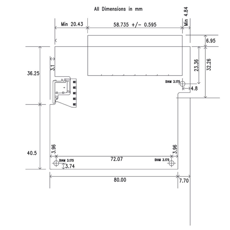 SW-104 Industrial Embeddable 4 Port Ethernet Switch - Brainboxes
