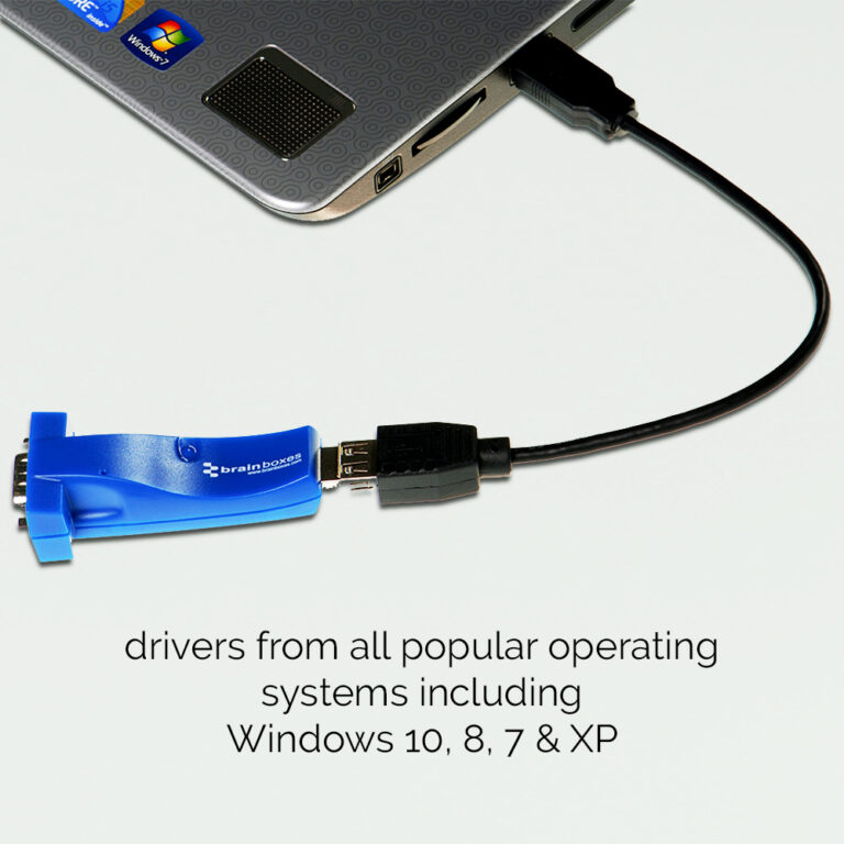 US-101 1 Port RS232 USB to Serial Adapter - Brainboxes