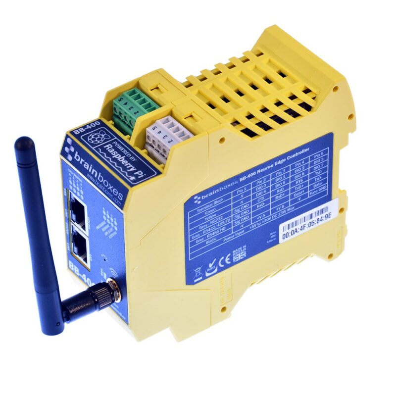 BB-400 Industrial Edge Controller - Powered by Pi - DIO + Serial + BT ...