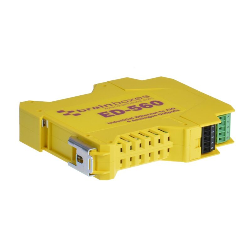 ED-560 Ethernet to 4 Analogue Outputs + ASCII Gateway - Brainboxes