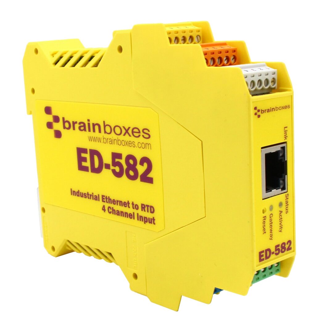 Product Launch: New Industrial Ethernet to RTD Remote IO Module - Brainboxes