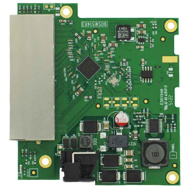 SW-114 Embedded Industrial 4 Port Gigabit Ethernet Switch - Brainboxes