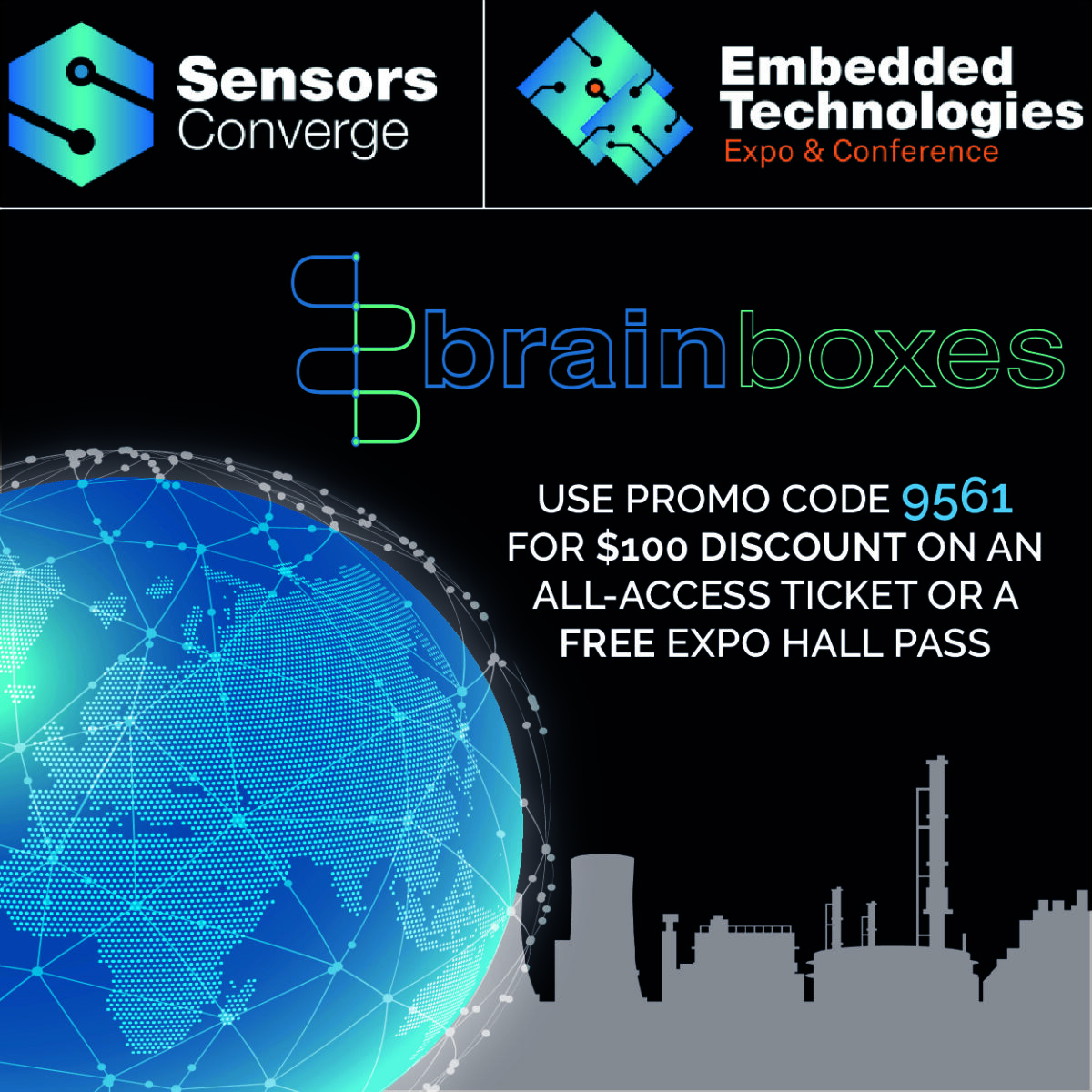 MEET US at Sensors Converge 2023 at Santa Clara, California! - Brainboxes