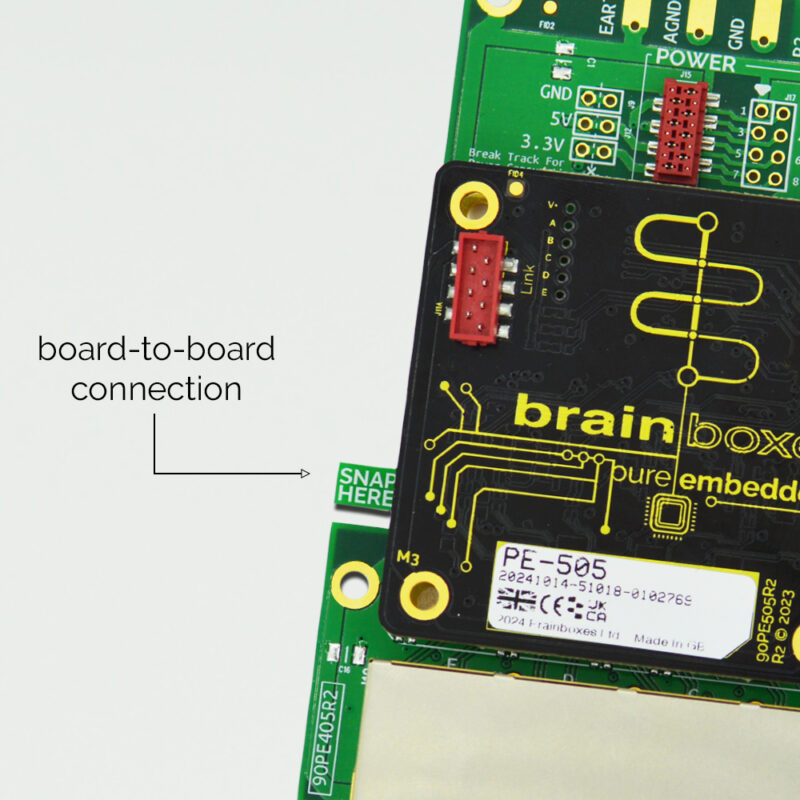 PE-505 Pure Embedded Industrial 5 Port 10/100 Ethernet Switch - Brainboxes