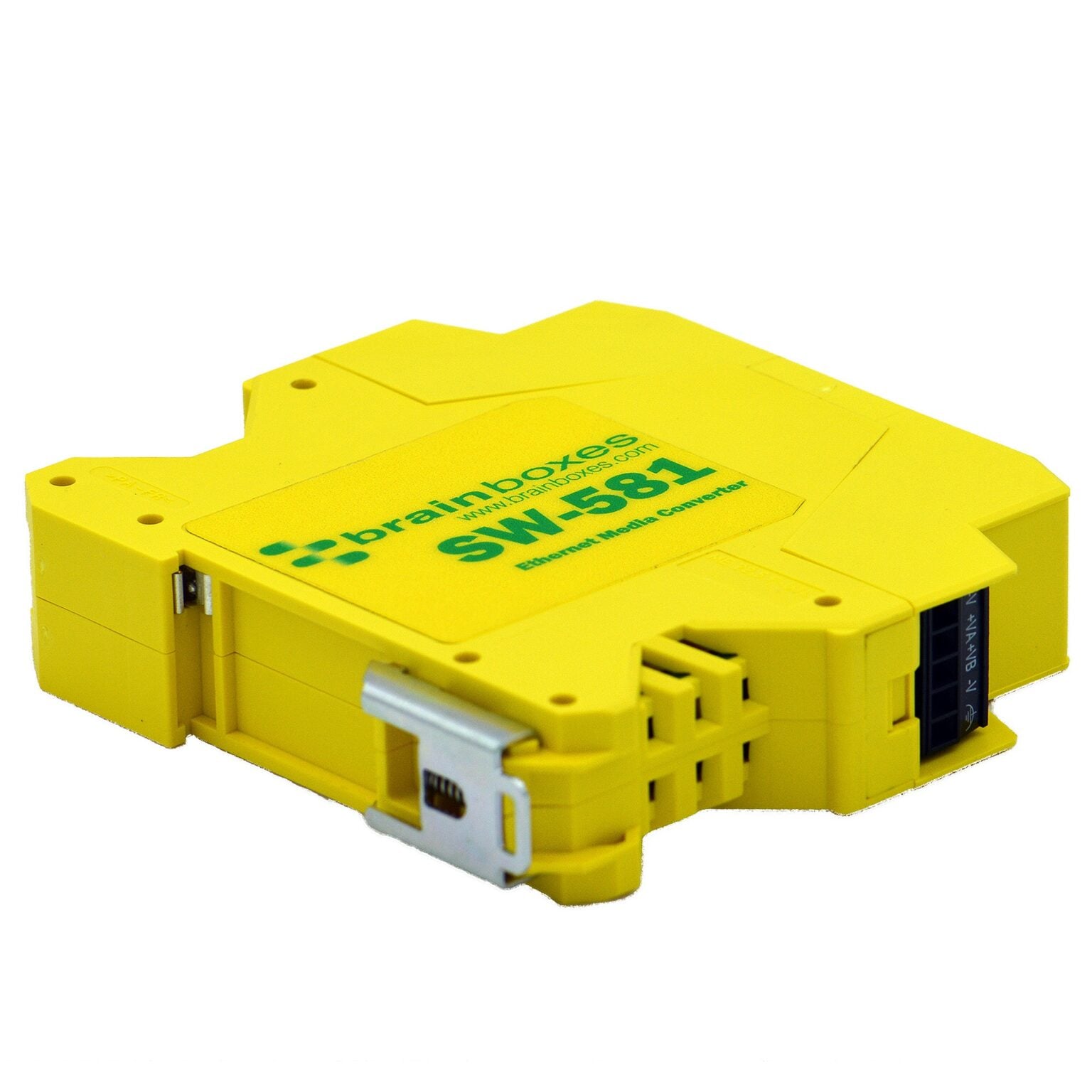 SW-581 Industrial Gigabit SFP Media Converter - Brainboxes