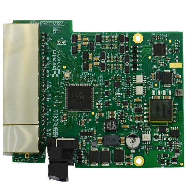 SW-135 Embedded Industrial 5 Port PoE+ Gigabit Ethernet Switch - Brainboxes