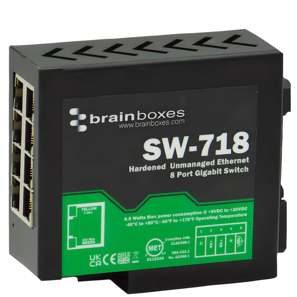 Gigabit Ethernet Switch - Brainboxes